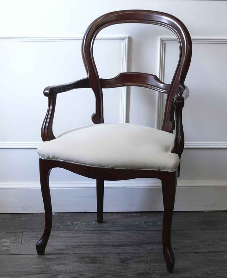 SILLÓN ISABELINO – Antigüedades Maestre